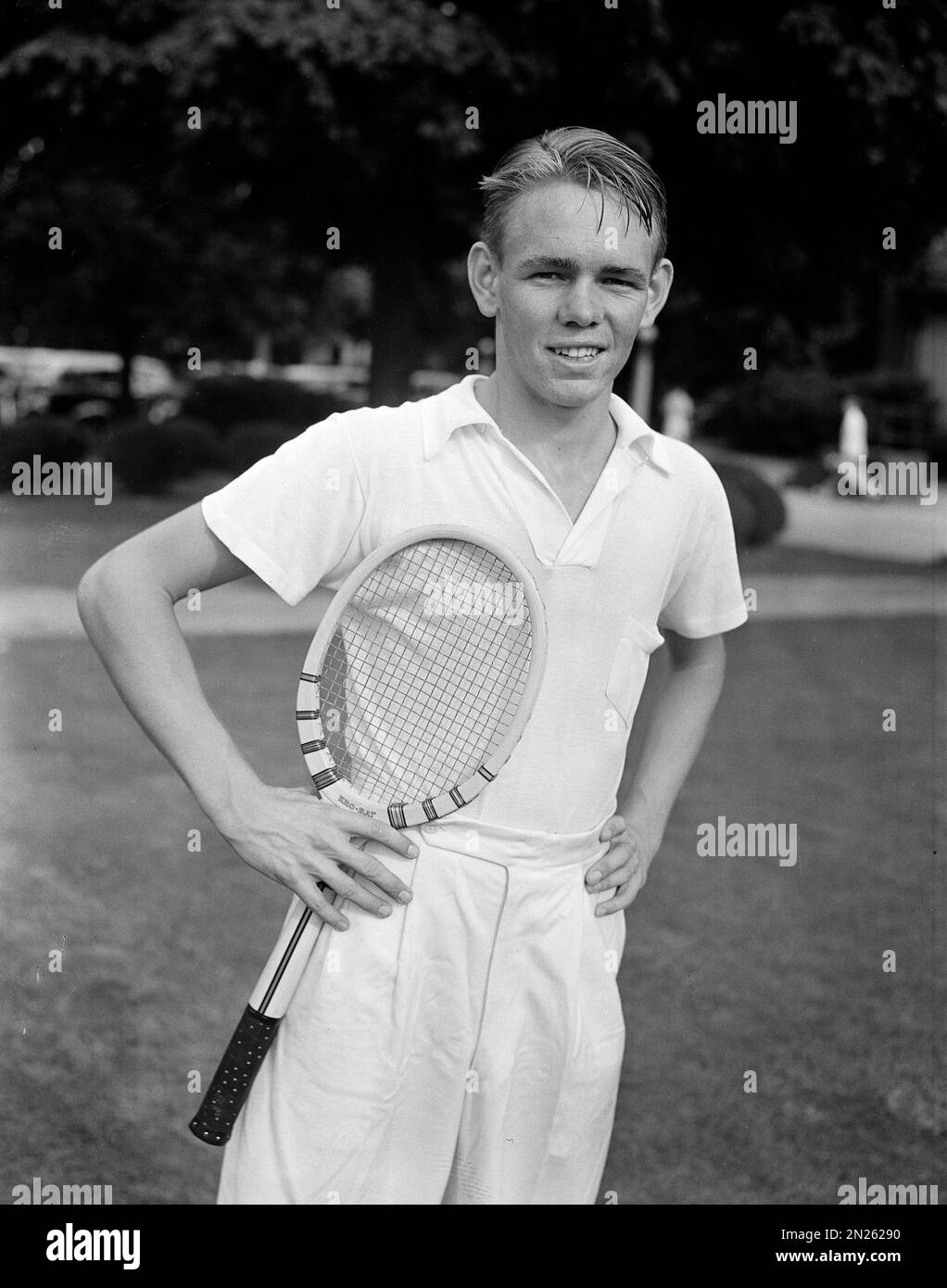 Jack Kramer, 16, of California, is pictured in 1938. (AP Photo Stock ...