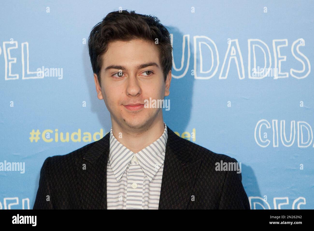 US musician and actor Nat Wolff poses for photographers during the ...