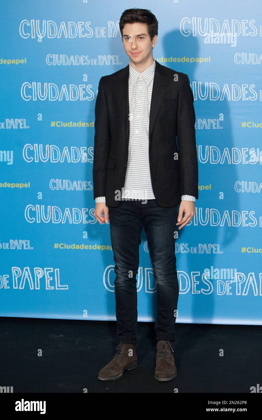 US musician and actor Nat Wolff poses for photographers during the ...