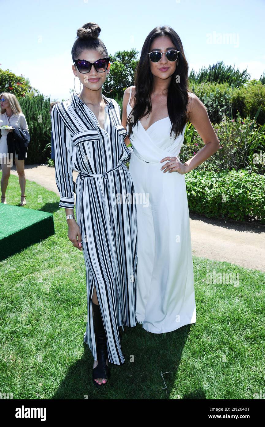 Actress Zendaya, left, and Actress Shay Mitchell attend Children ...
