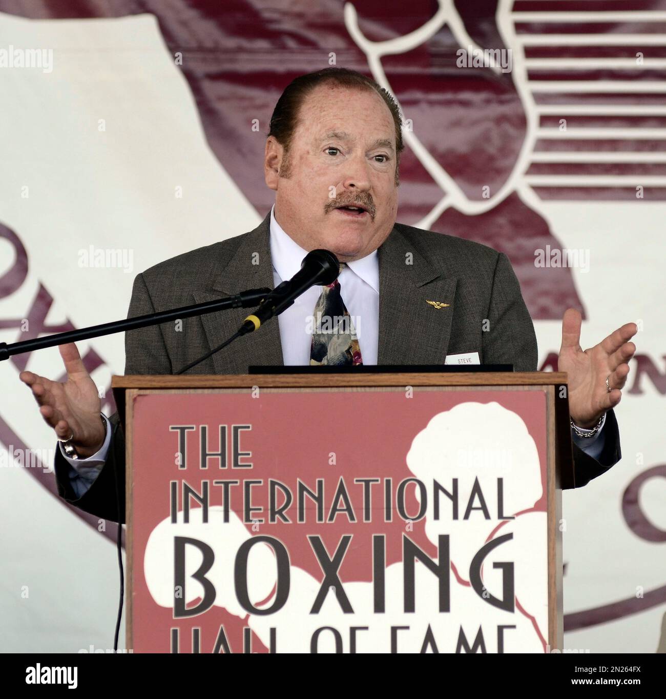 International Boxing Hall of Fame inductee, Steve Smoger, gives his ...