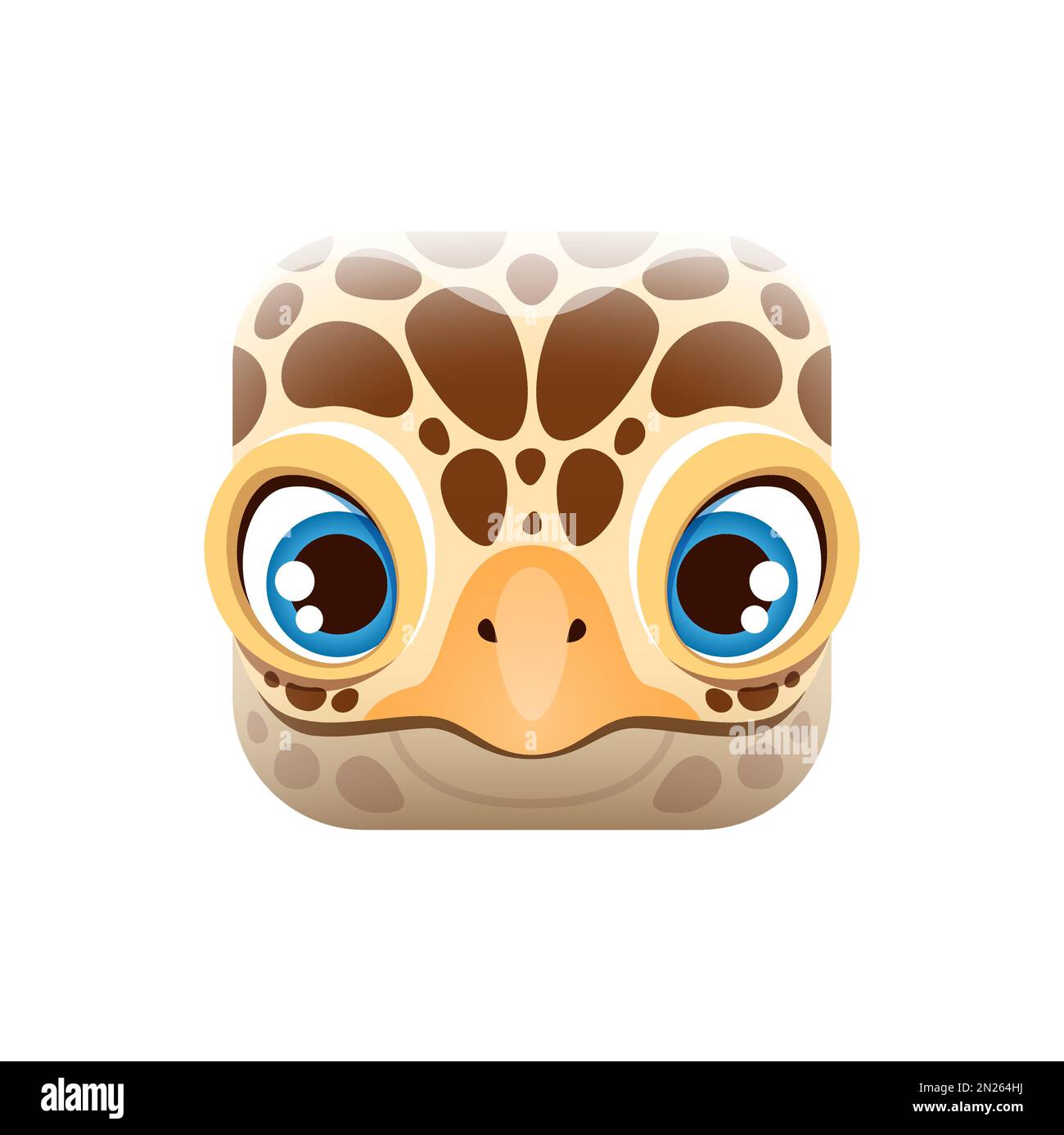 Cute kawaii turtle Cut Out Stock Images & Pictures - Alamy