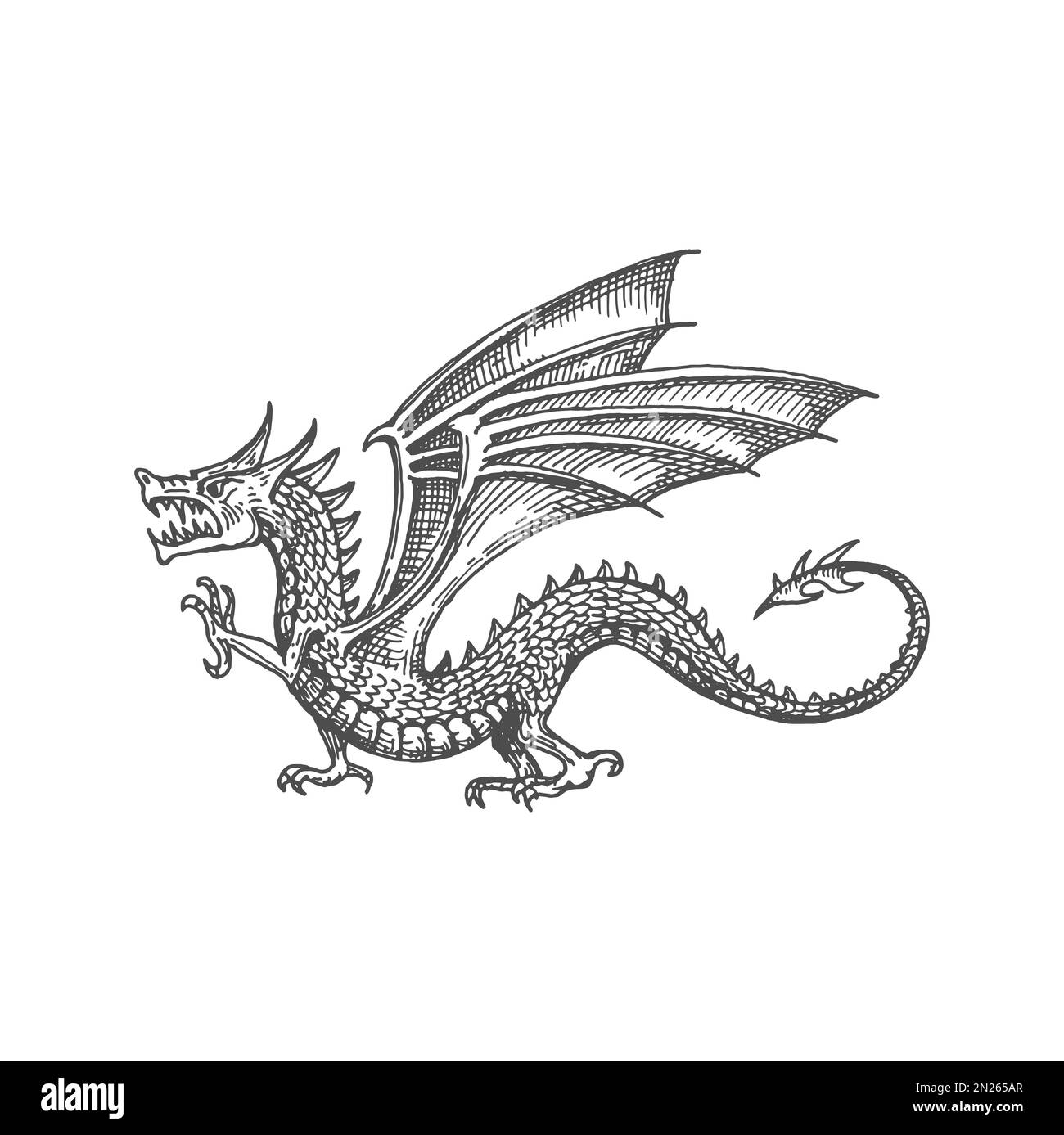 Animal mythological Black and White Stock Photos & Images - Alamy