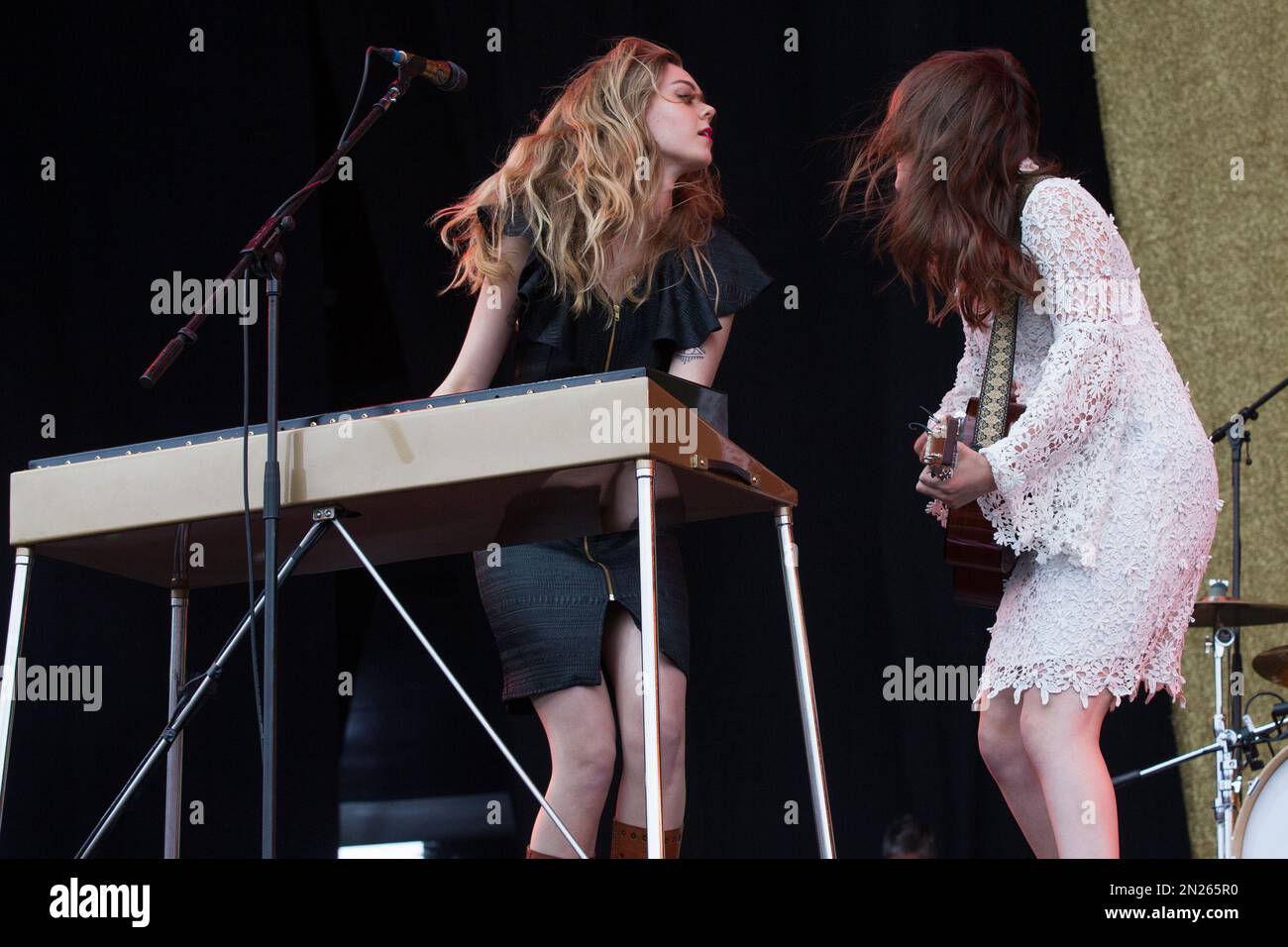 Singers Johanna Soderberg, left and Klara Soderberg of First Aid Kit ...