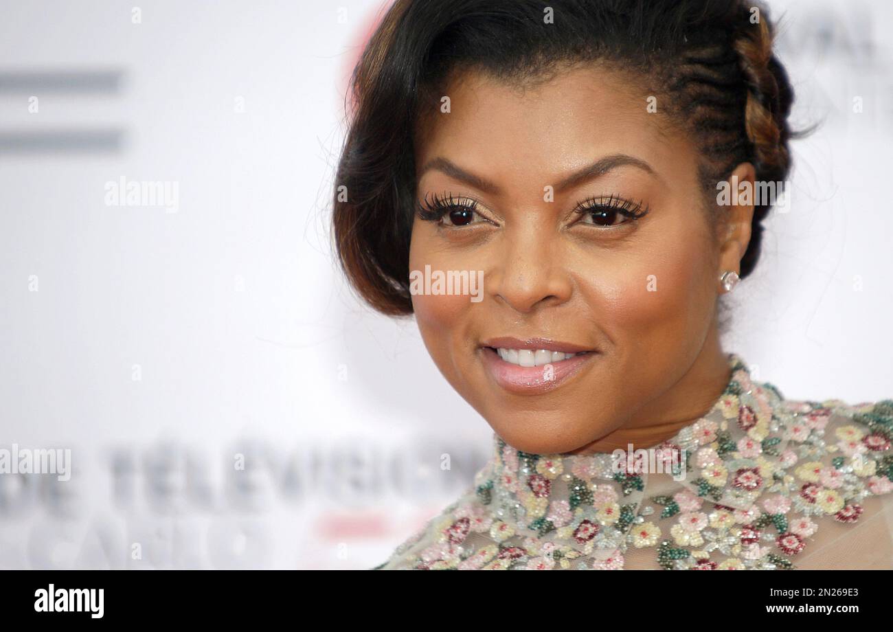 Actress Taraji P Henson poses during the opening ceremony of the 2015 ...