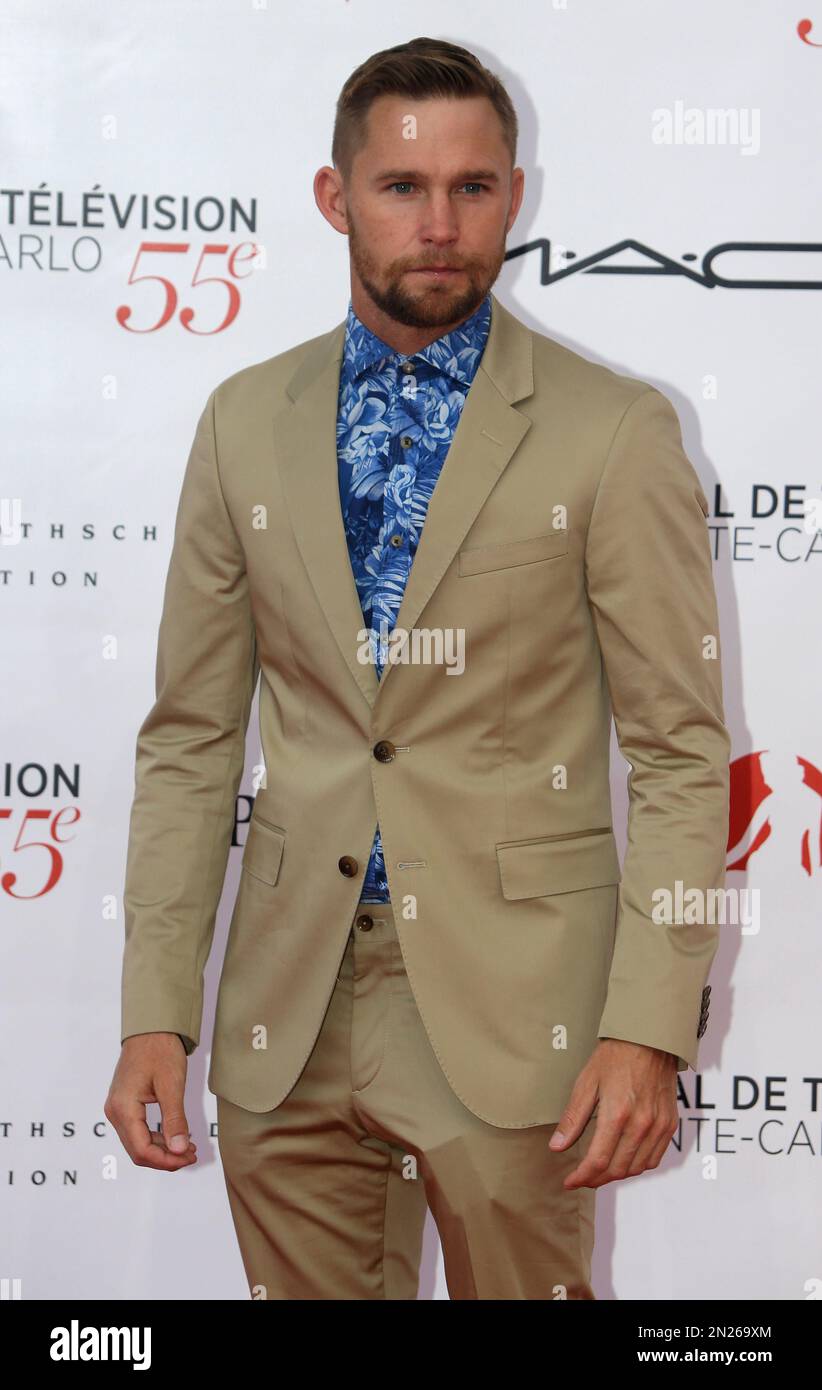 US actor Brian Geraghty poses during the opening ceremony of the 2015 ...