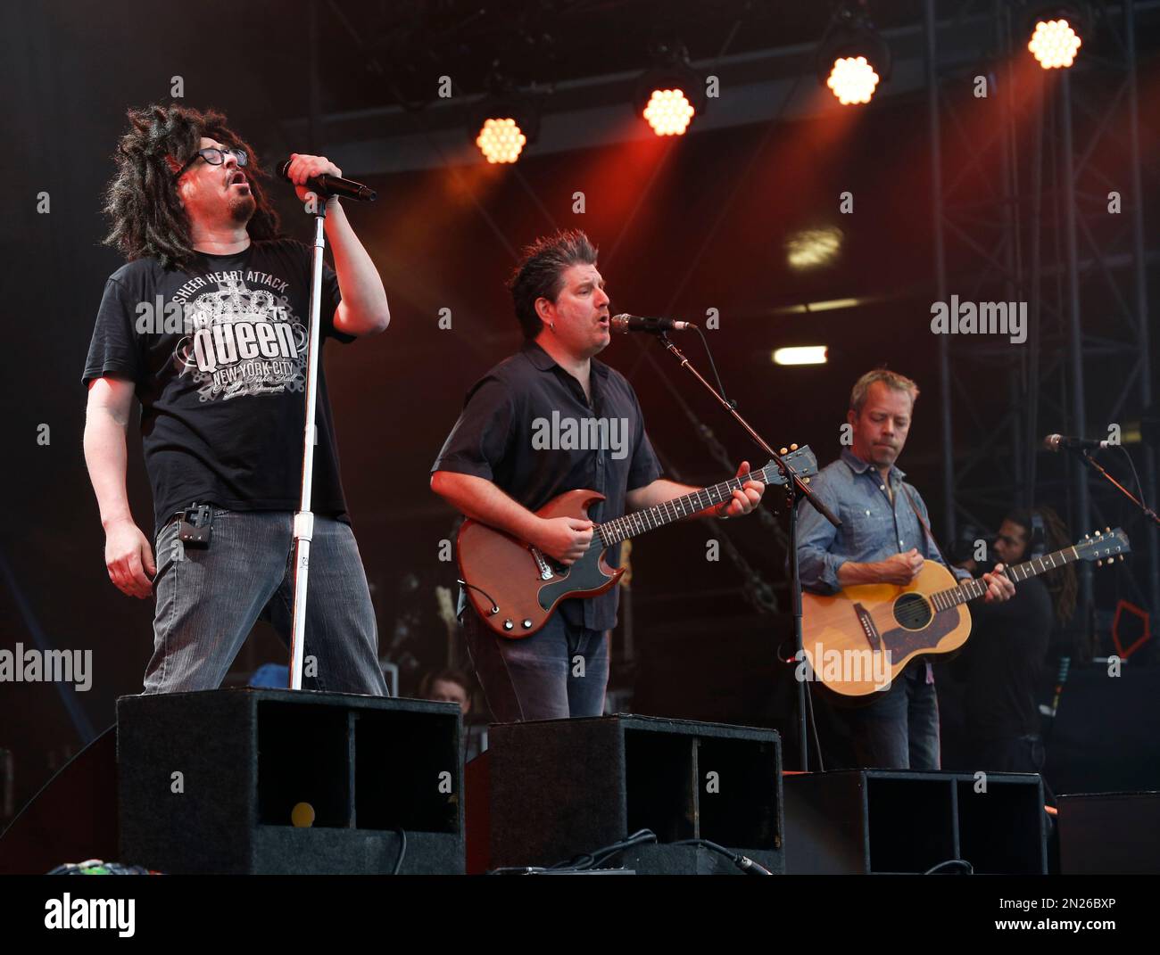 Adam Duritz , from left, David Immergluck and David Bryson of Counting ...