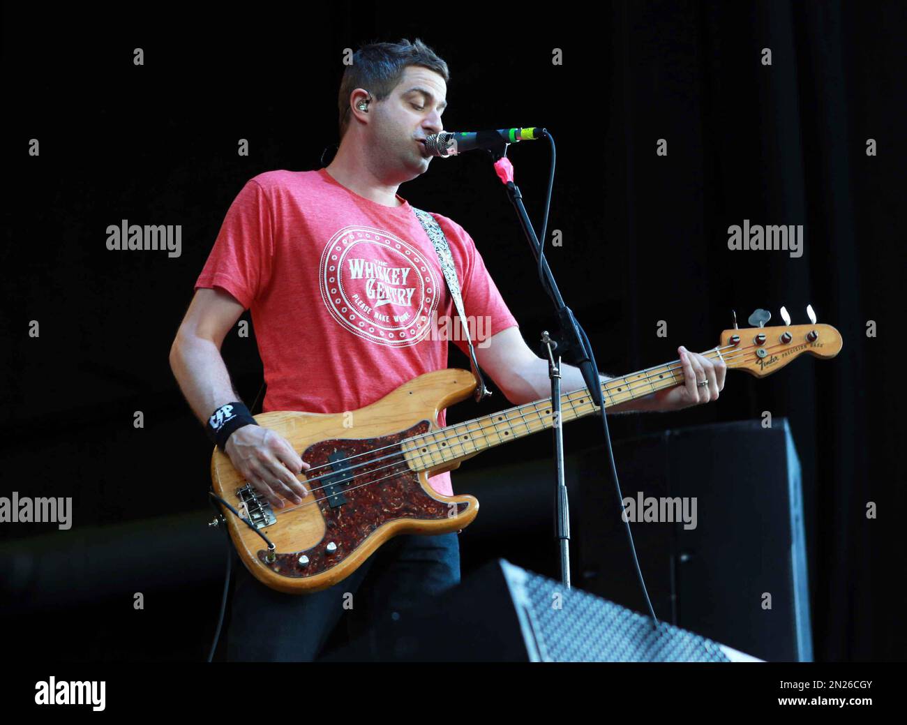 Drew Parsons with American Hi-Fi performs during the Summerland Tour ...