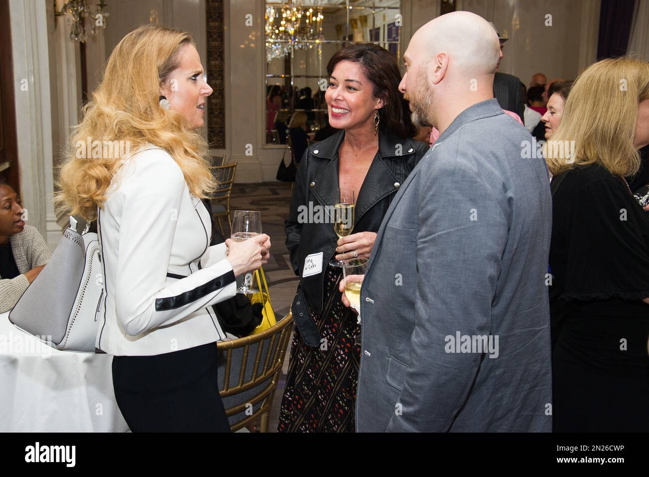 Jennifer McGrath, left, Dana de Celis and Todd Broder attend Networking ...