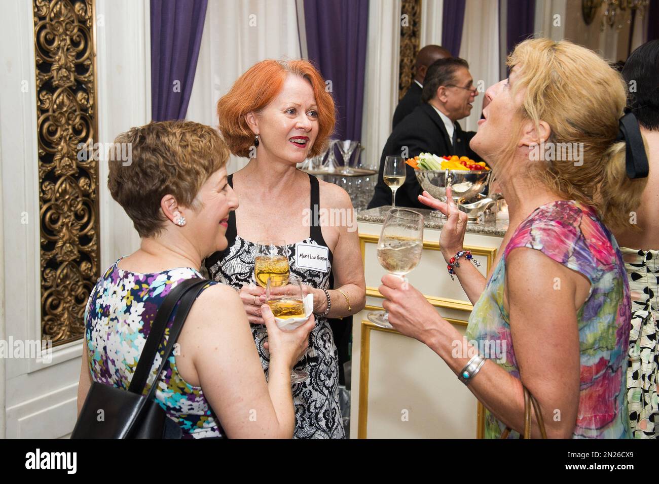 Inga Thrasher, left, Mary Lou Barber and JC Sullivan attend Networking ...