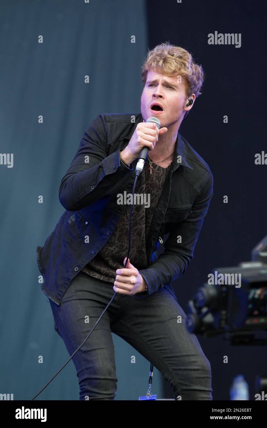 Steve Garrigan of the band Kodaline performs at the Isle of Wight ...