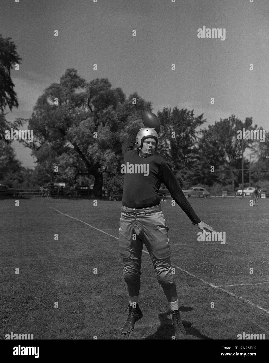 George Ratterman, quarterback for the Buffalo Bills, is pictured, July ...