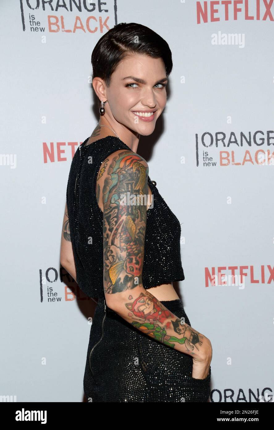 Actress Ruby Rose attends Netflix's "Orange is the New Black" ORANGECON Celebration at Skylight ...