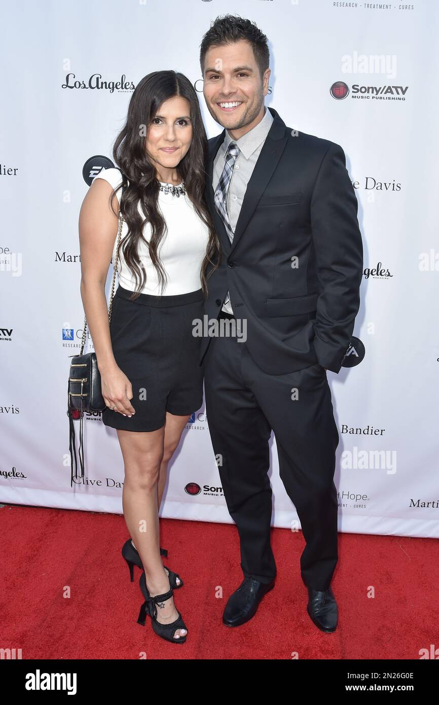 Candice Lopez, left, and Erik Valdez arrive at the 11th annual Songs Of ...