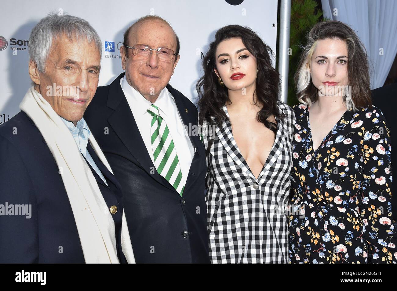 Burt Bacharach, from left, Clive Davis, Charli XCX and CuckooLander ...