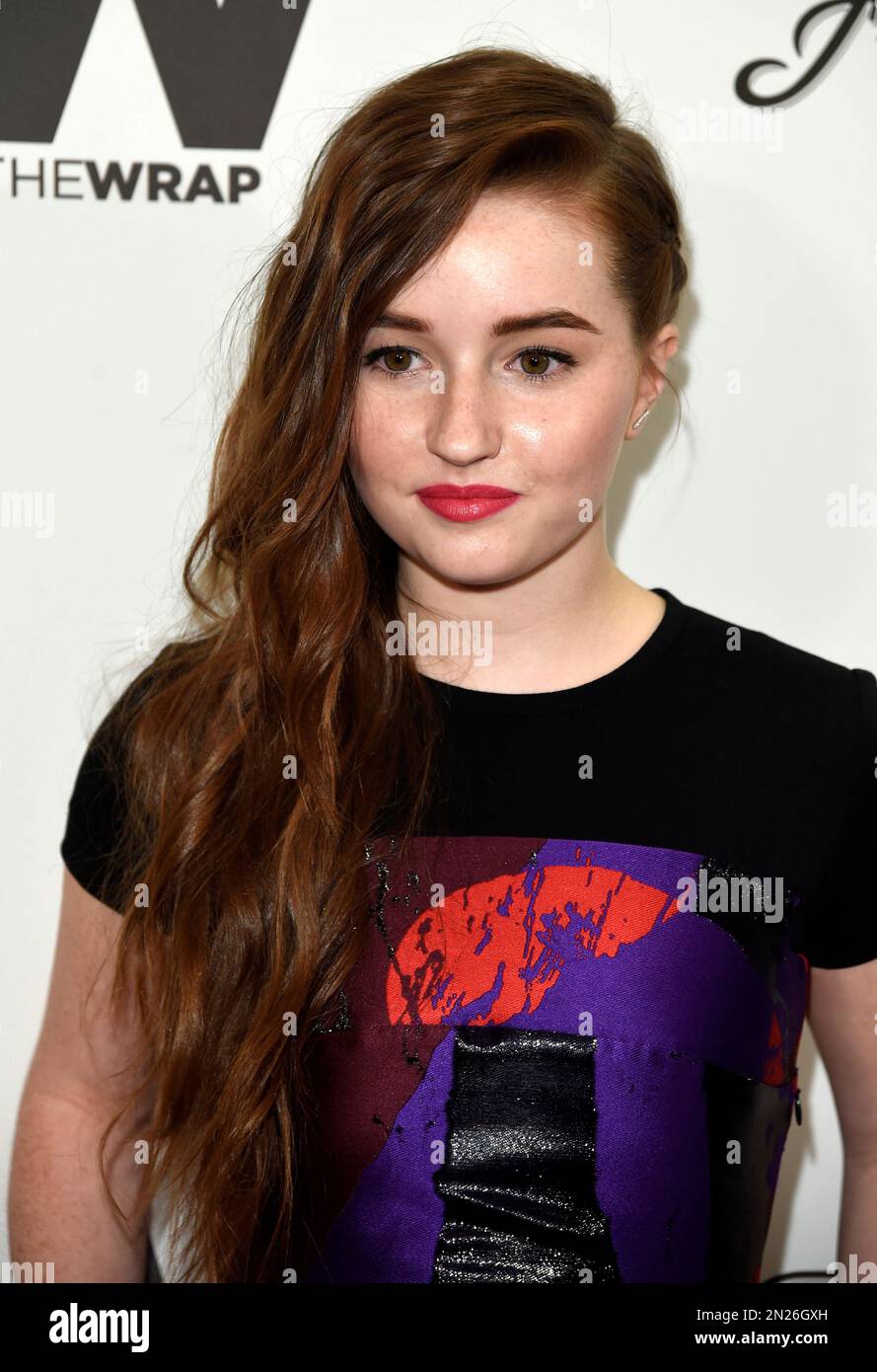 Actress Kaitlyn Dever poses at The Wrap Primetime Emmy Awards ...
