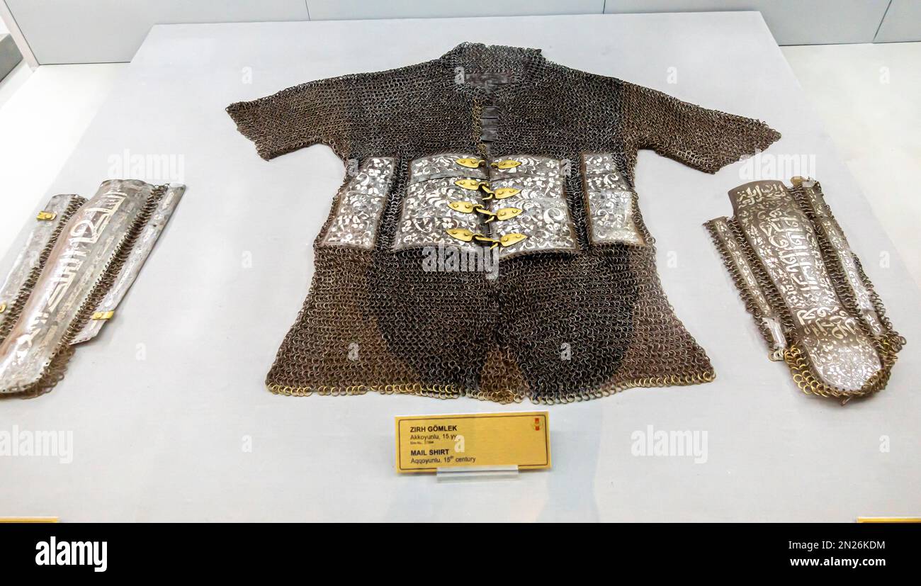 Mail defensc shirt, chainmail, chain mail, maille armour, Aq Qoyunlu ...
