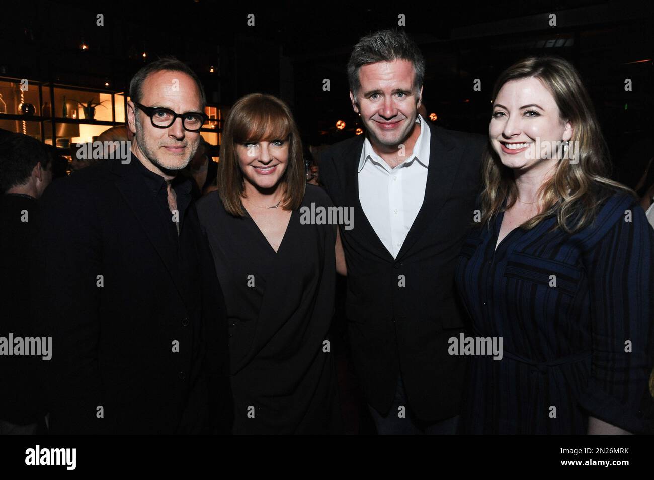 Producers JL Pomeroy, from left, Tom Broecker, Owen Moogan, and Demetra ...