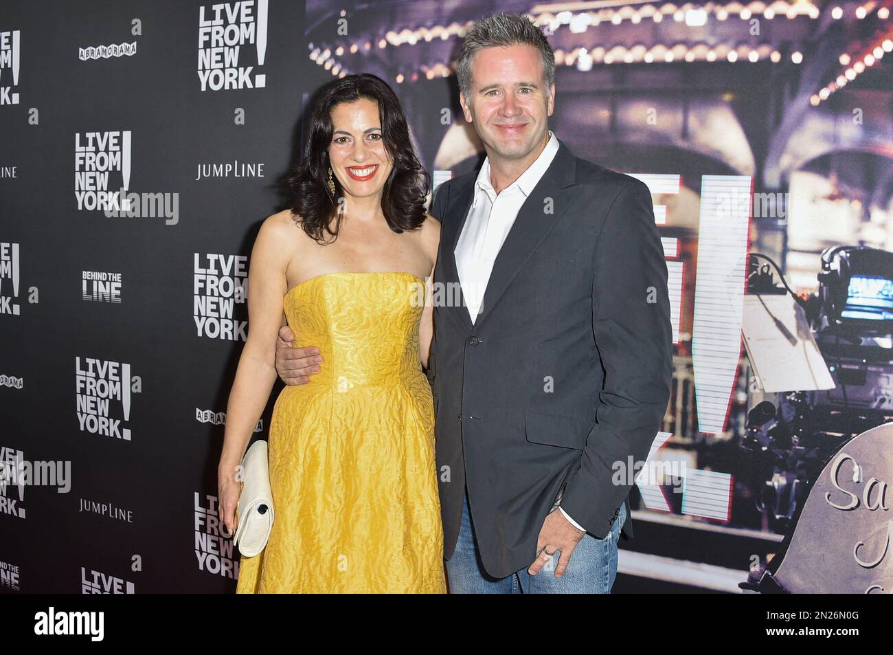 Jacqueline Mazarella, left, and Owen Moogan arrive at the Los Angeles ...
