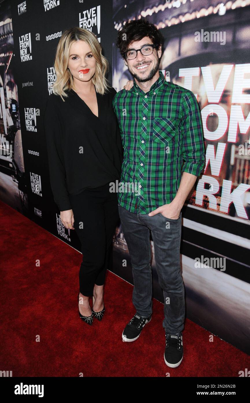 Ali Fetodowski, left, and Kevin Manno arrive at theLos Angeles Premiere ...