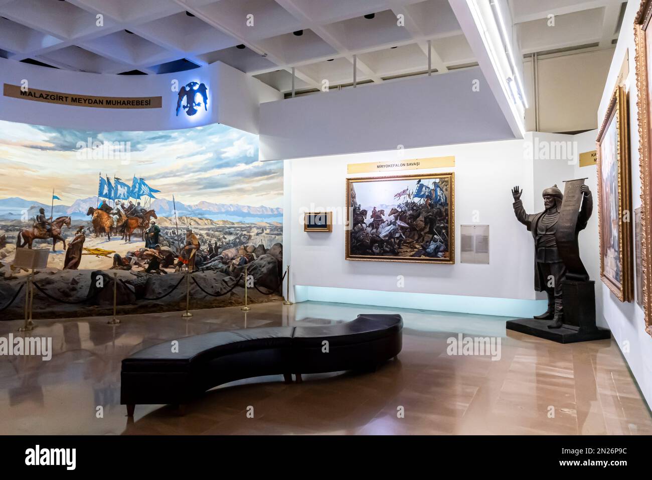Interior of Askeri Müse, Istanbul Military Museum, Turkey. Ancient ...