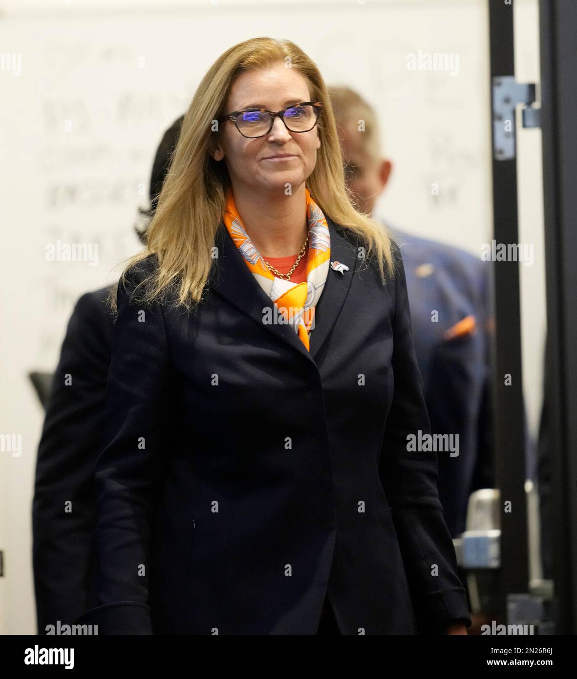 Carrie Walton Penner, part of the Denver Broncos ownership group, heads ...