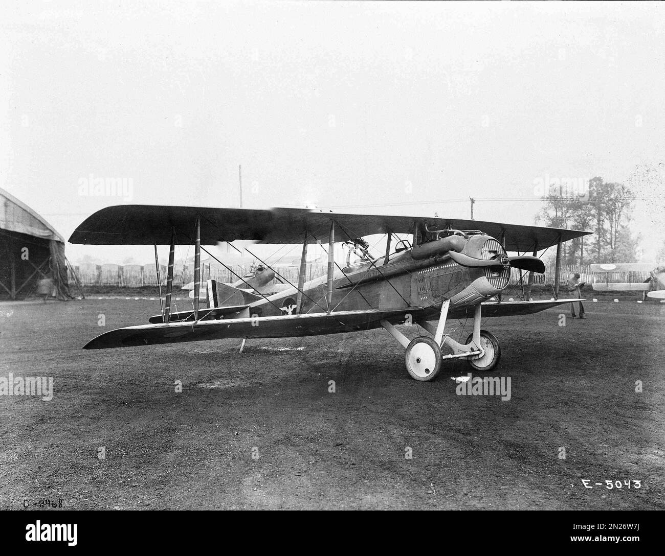 In this photo provided by the U.S. Air Force, World War I Spad two ...