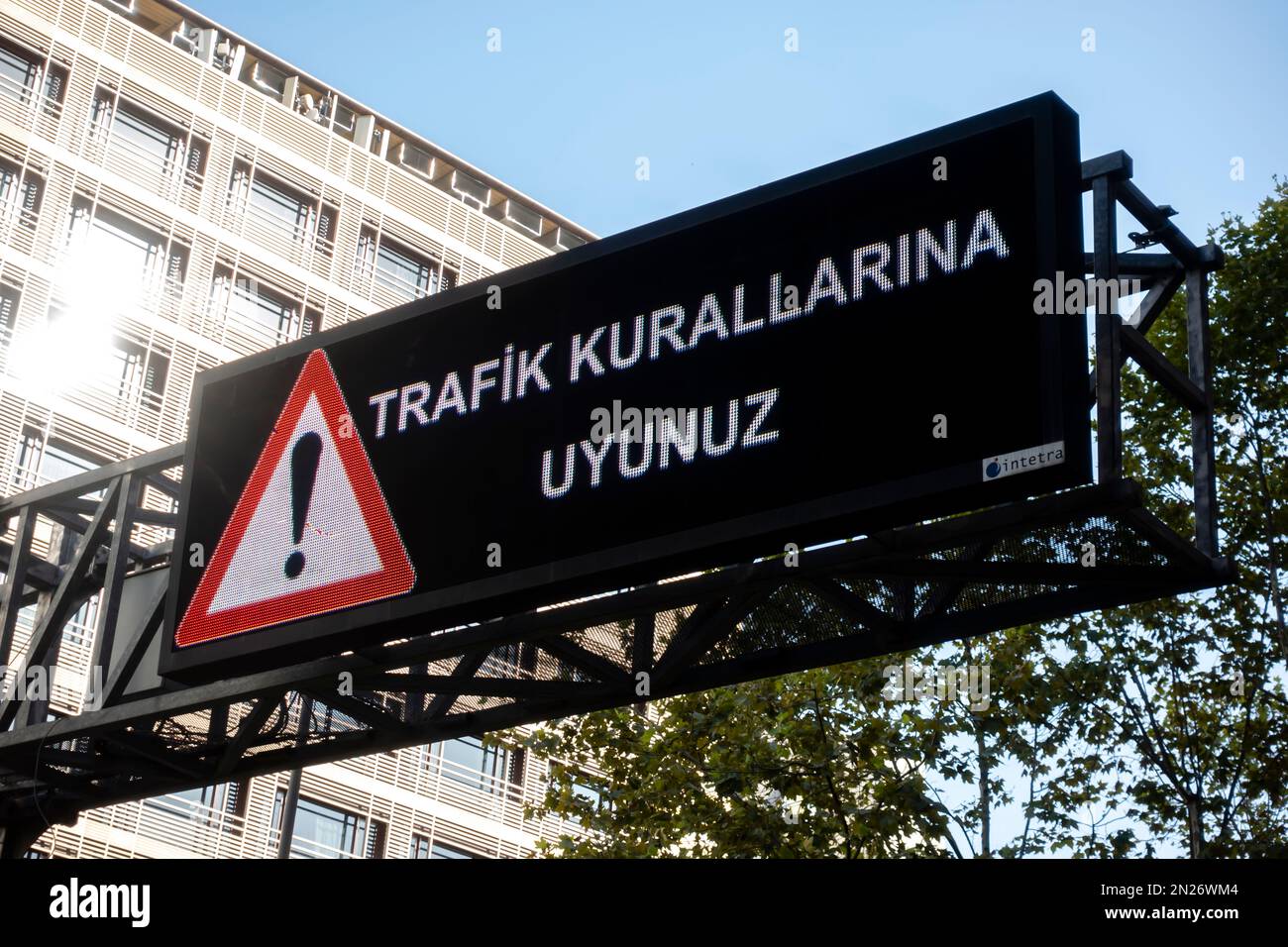 Istanbul turkey road traffic signs hi-res stock photography and images ...