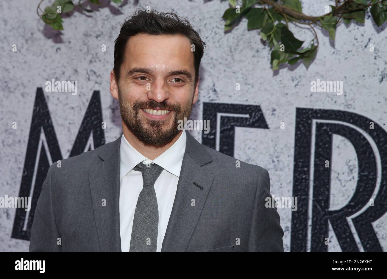 Jake Johnson arrives at the Los Angeles premiere of "Jurassic World" at ...