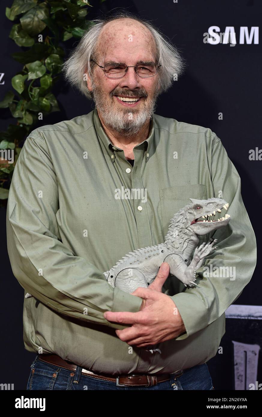 Jack Horner arrives at the Los Angeles premiere of "Jurassic World" at ...