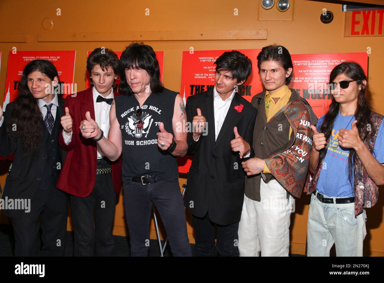 Mukunda Angulo, from left, Jagadisa Angulo, Marky Ramone, Govind Angulo ...