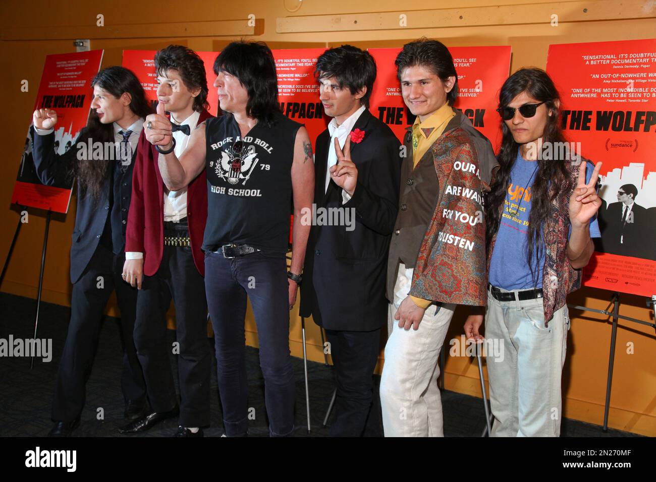 Mukunda Angulo, from left, Jagadisa Angulo, Marky Ramone, Govind Angulo ...