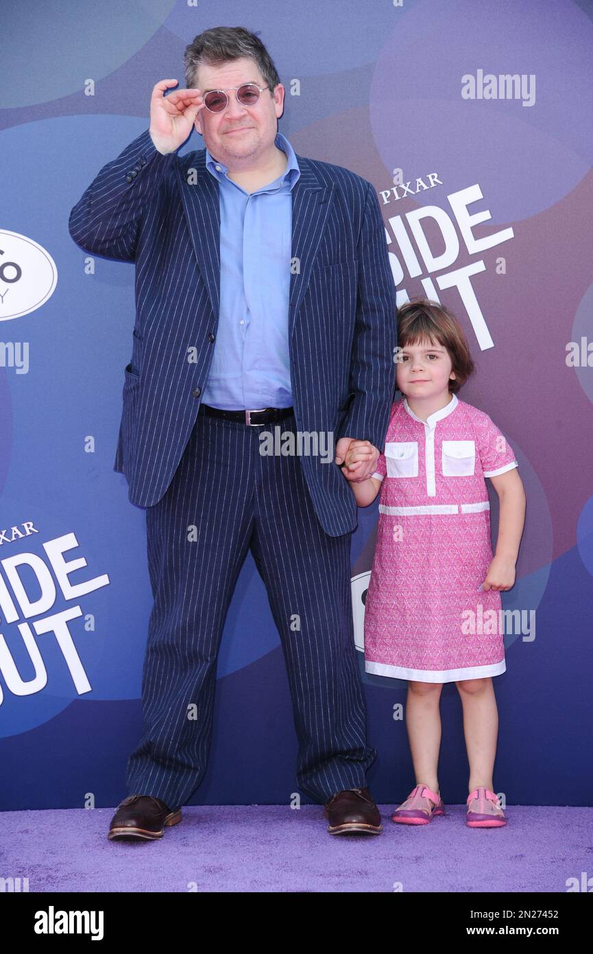 Actor Patton Oswalt and daughter Alice Rigney Oswalt arrive at the LA ...