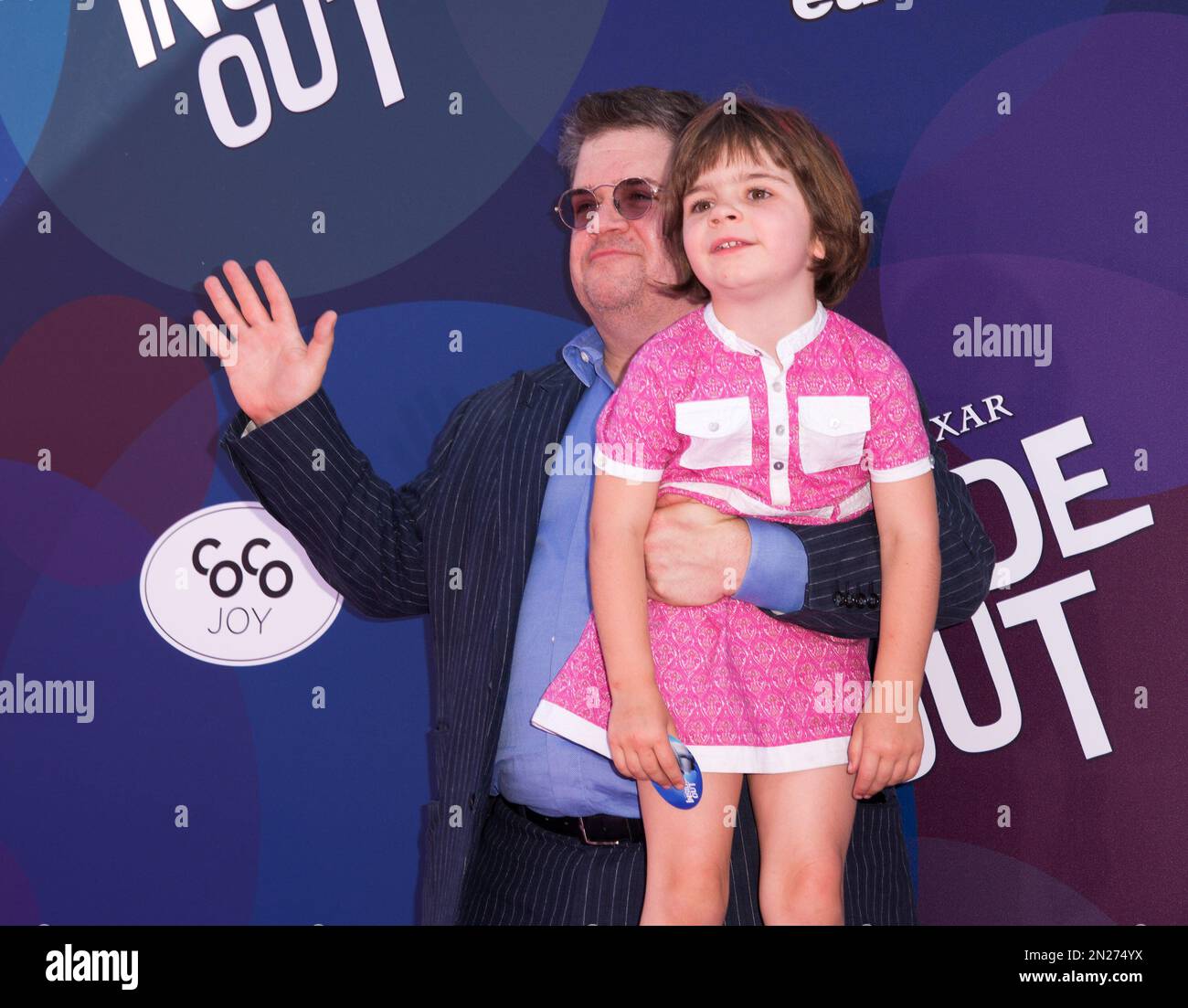 Patton Oswalt, left, and his daughter Alice Rigney Oswalt are seen at ...