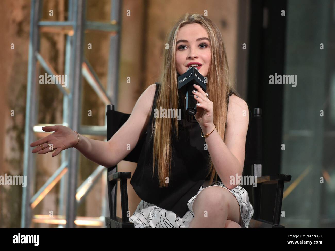 Singer and actress Sabrina Carpenter participates in AOL's BUILD ...
