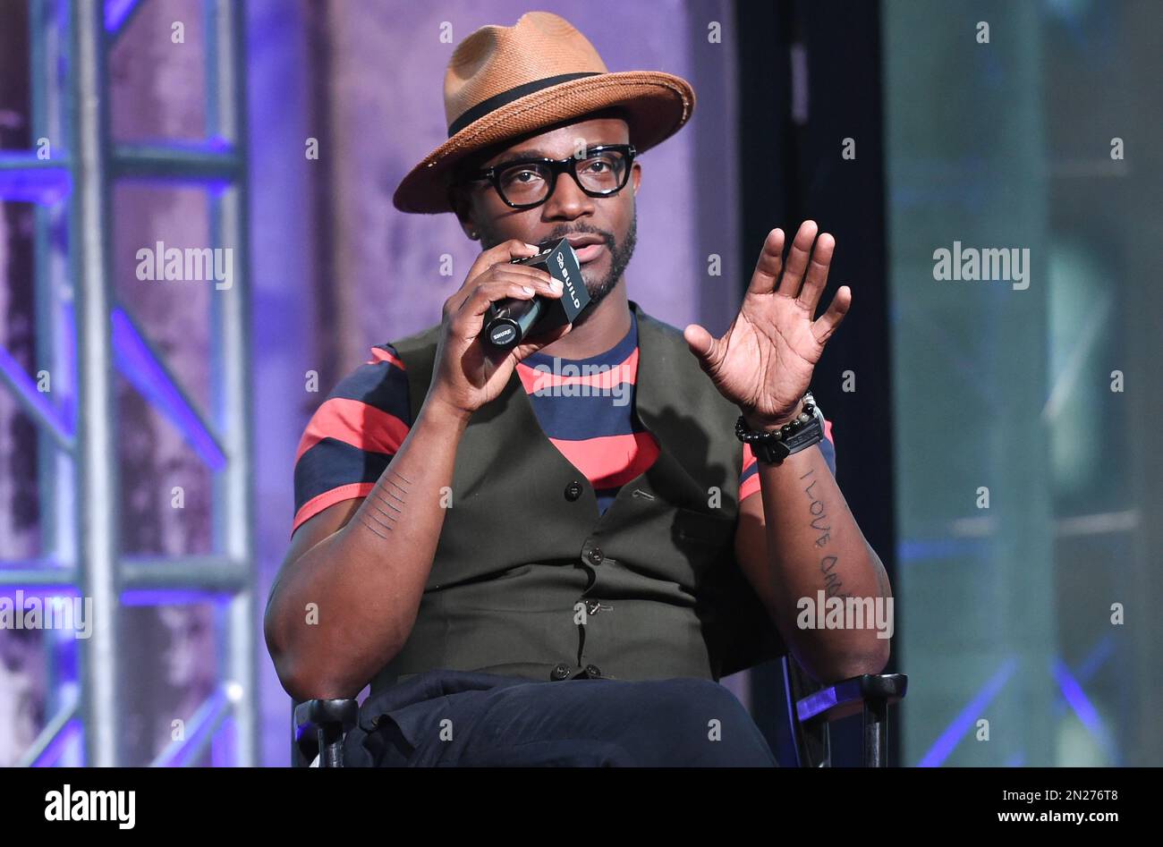 Actor Taye Diggs participates in AOL's BUILD Speaker Series to discuss ...