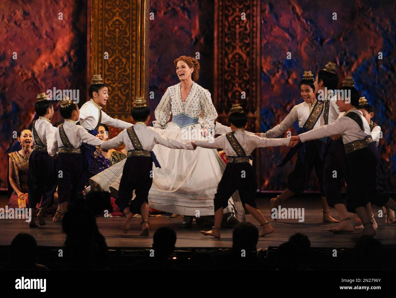Kelli O'Hara and the cast of “The King and I” perform at the 69th ...