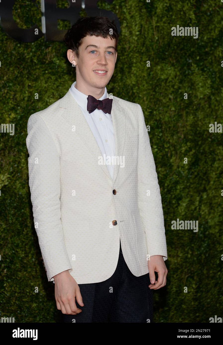 Alex Sharpe arrives at the 69th annual Tony Awards at Radio City Music ...