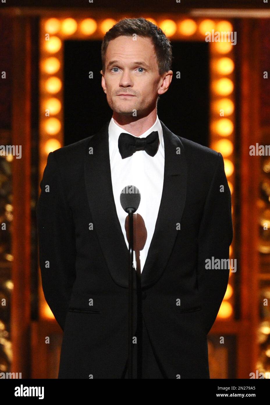 Neil Patrick Harris at the 69th annual Tony Awards at Radio City Music ...