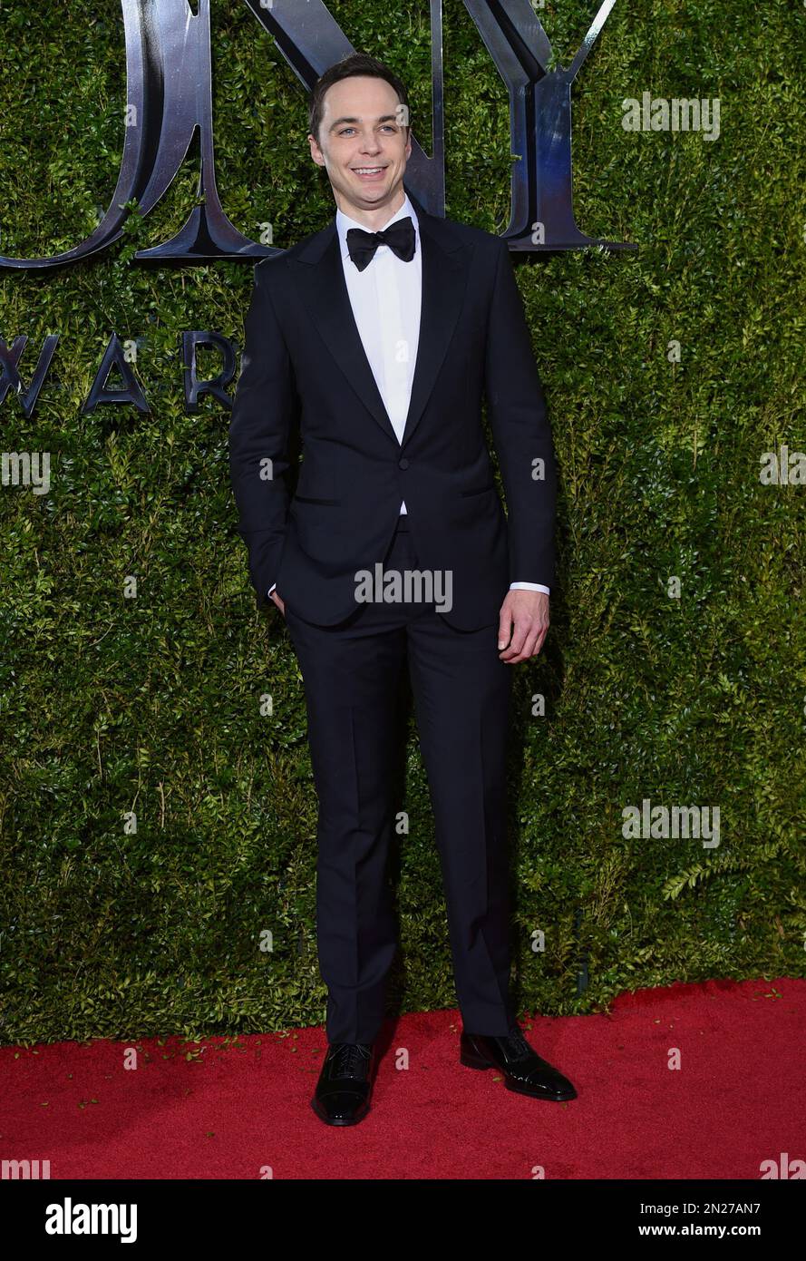 Jim Parsons arrives at the 69th annual Tony Awards at Radio City Music Hall on Sunday, June 7 ...