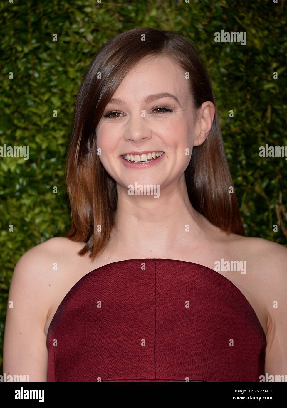 Carey Mulligan arrives at the 69th annual Tony Awards at Radio City ...