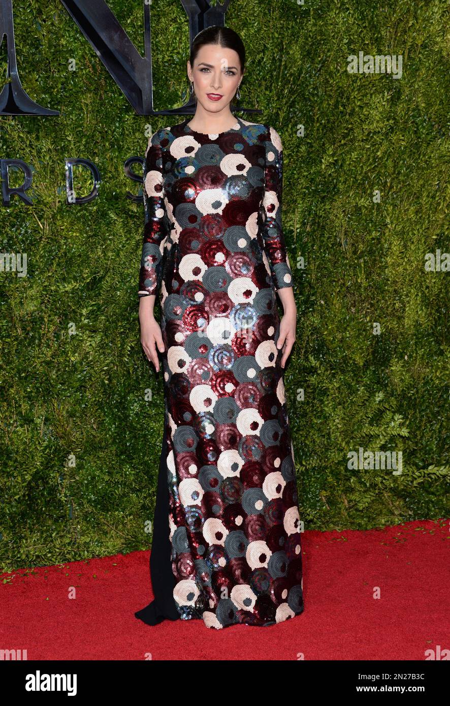 Bea Schafer arrives at the 69th annual Tony Awards at Radio City Music ...