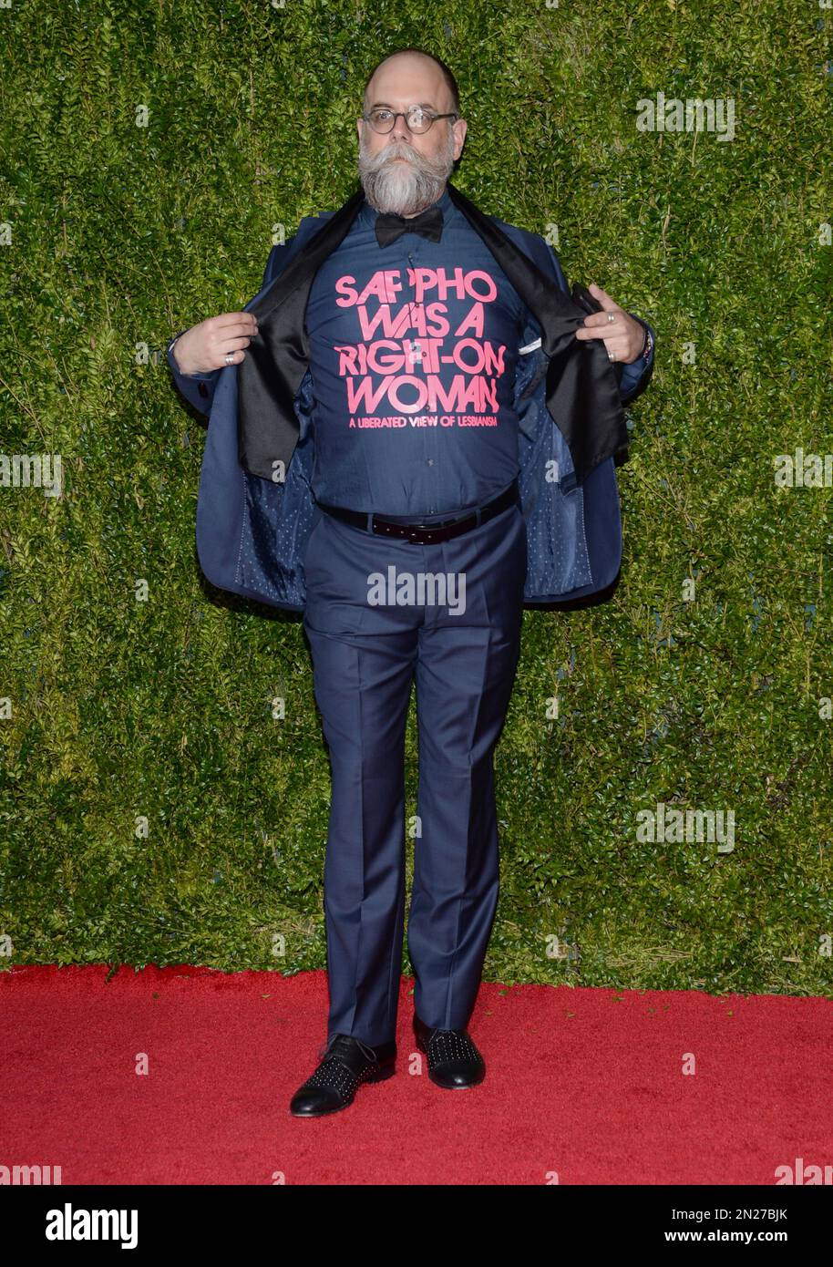 David Zinn arrives at the 69th annual Tony Awards at Radio City Music ...