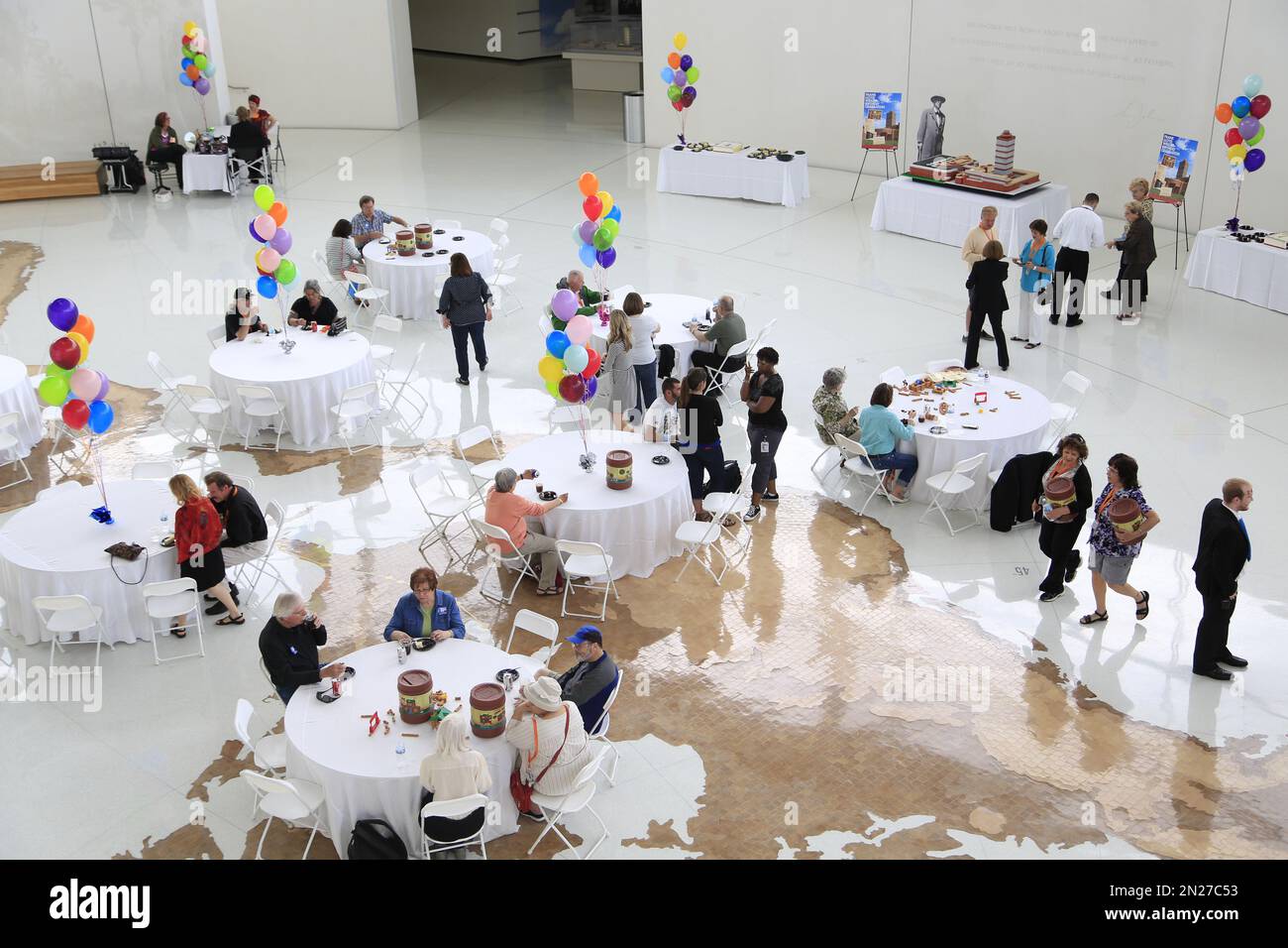 A general view is seen at the SC Johnson Frank Lloyd Wright Birthday ...
