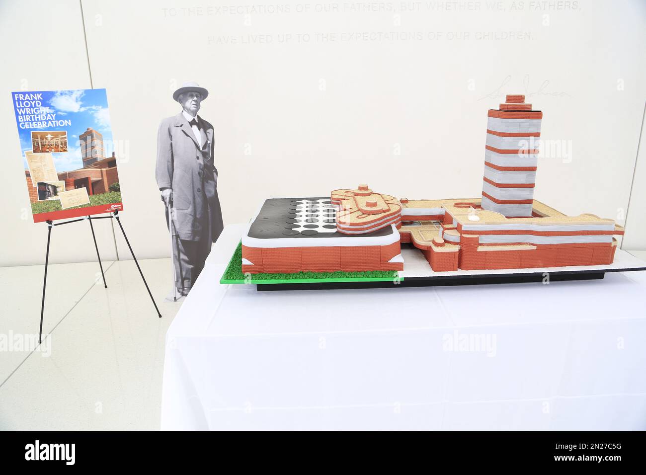 A general view is seen at the SC Johnson Frank Lloyd Wright Birthday ...