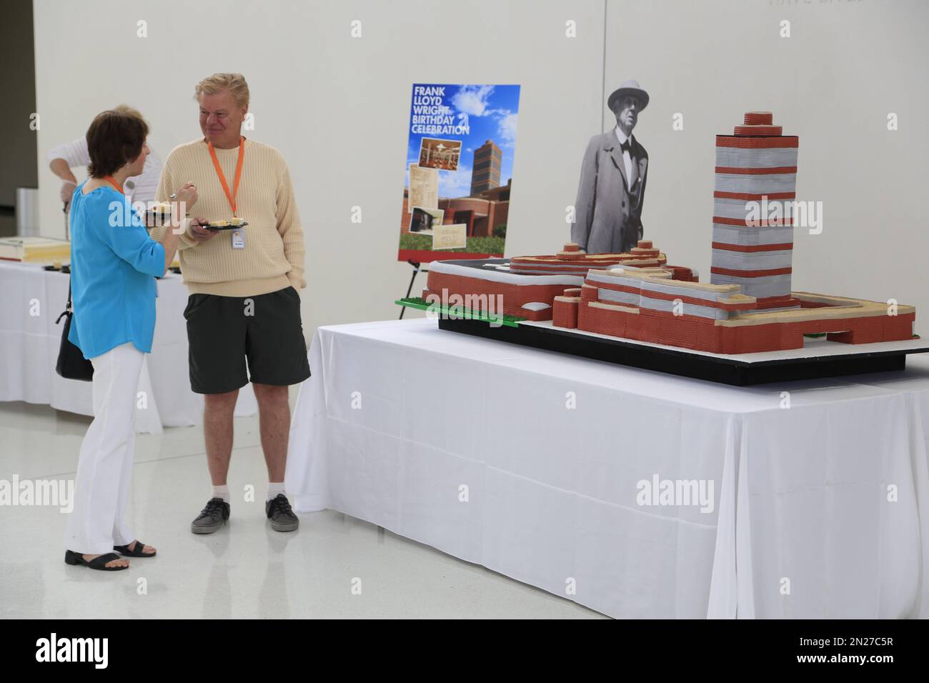 A general view is seen at the SC Johnson Frank Lloyd Wright Birthday ...