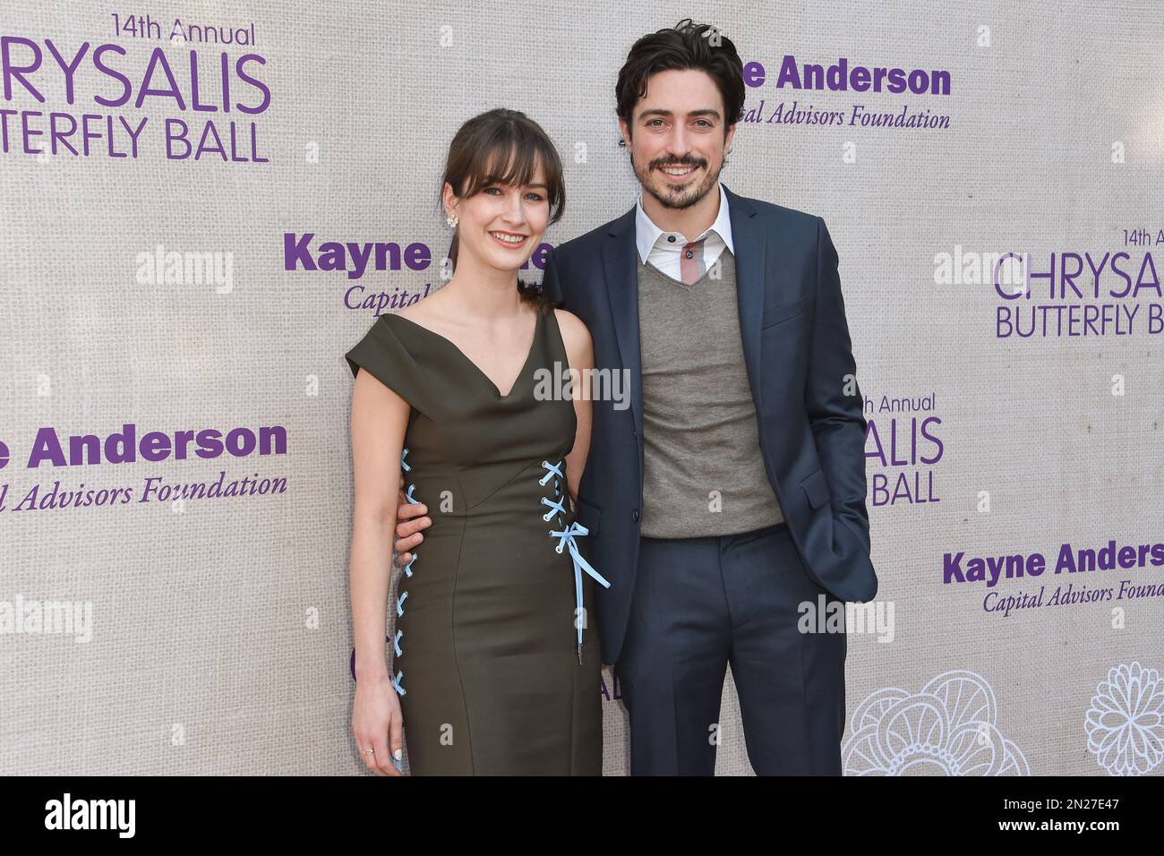 Michelle Mulitz, left and Ben Feldman arrive at the 14th Annual ...