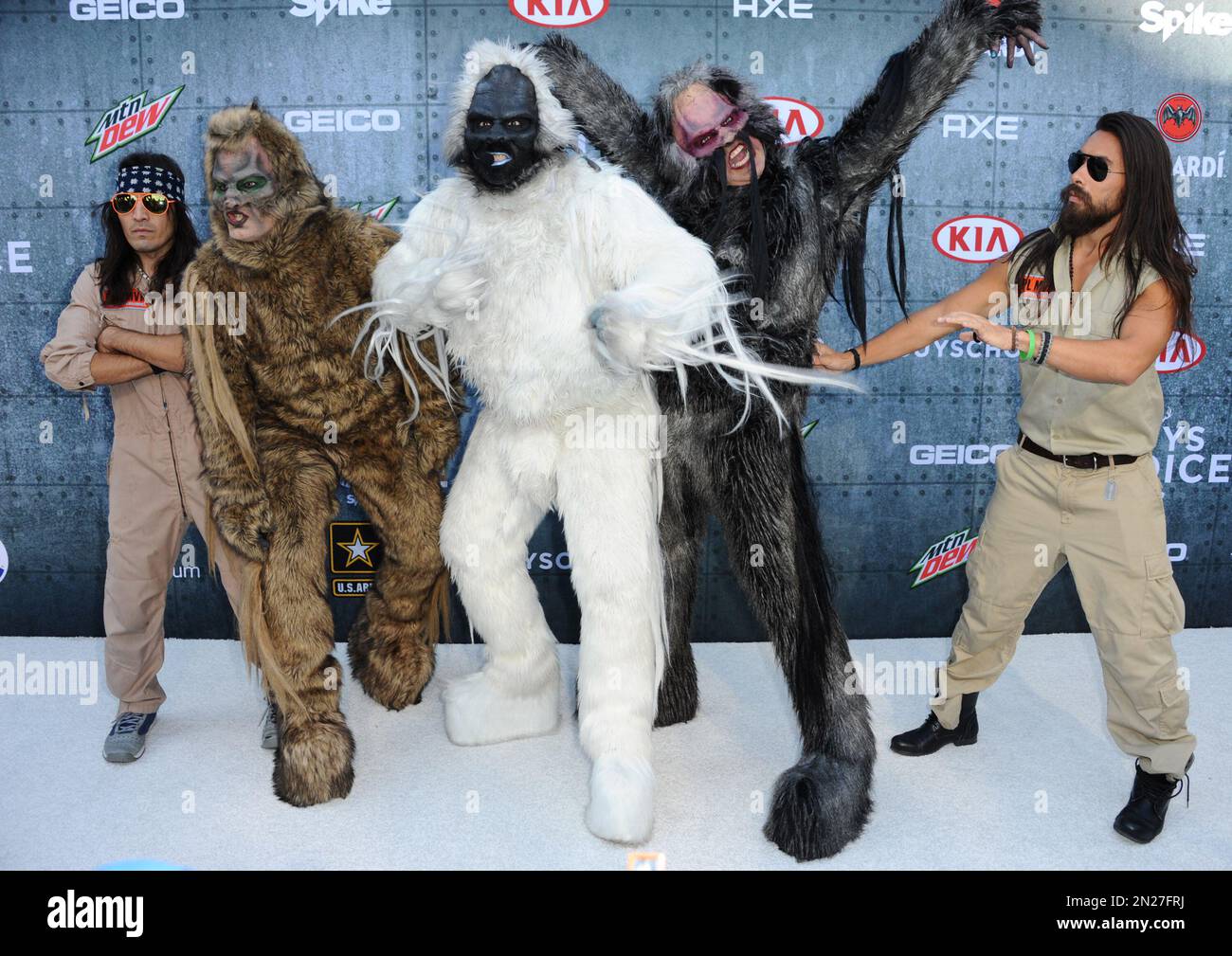 Bandmembers from PPL MVR attend the 2015 Spike TV's Guys Choice Awards ...