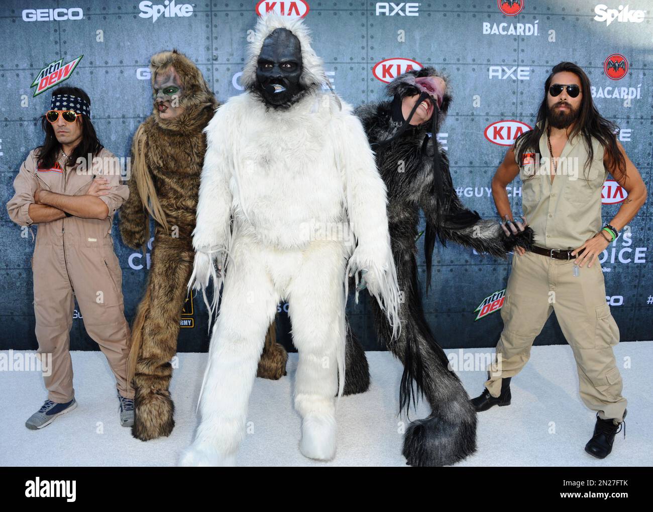 Bandmembers from PPL MVR attend the 2015 Spike TV's Guys Choice Awards ...