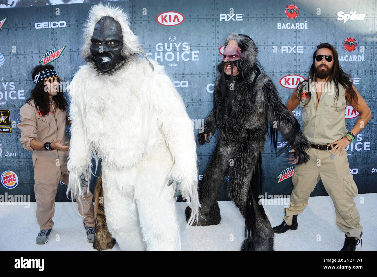 Bandmembers from PPL MVR attend the 2015 Spike TV's Guys Choice Awards ...